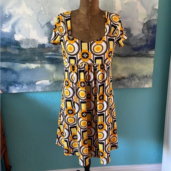 Hypnotic | Dresses | Hypnotic Gold Yellow Fit Flare Dress | Poshmark